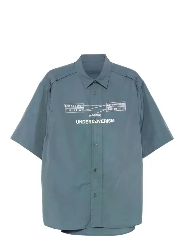 UNDERCOVERISM Graphic-print Shirt - Blue