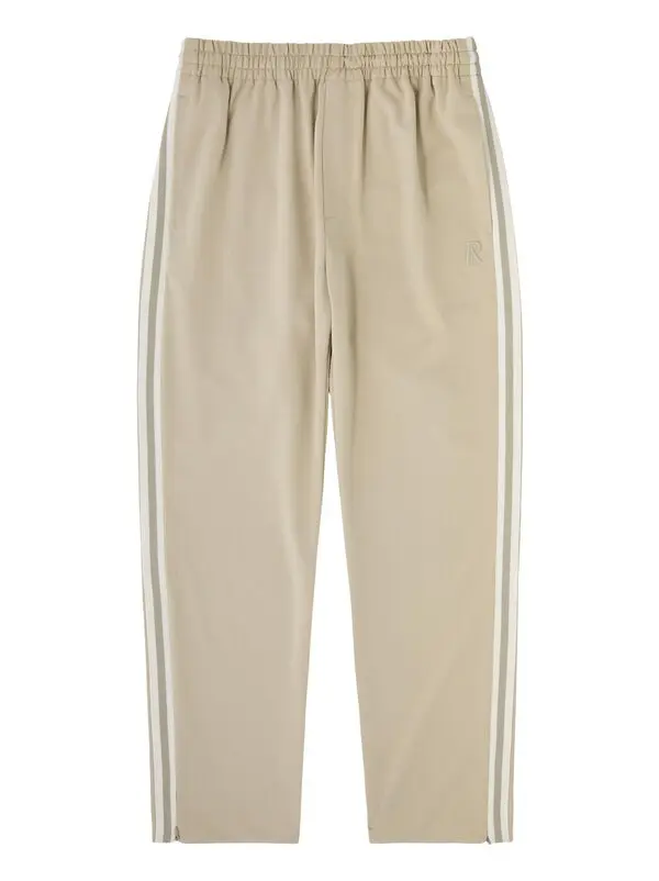 REPRESENT Striped Stretch-jersey Track Pants - Stone
