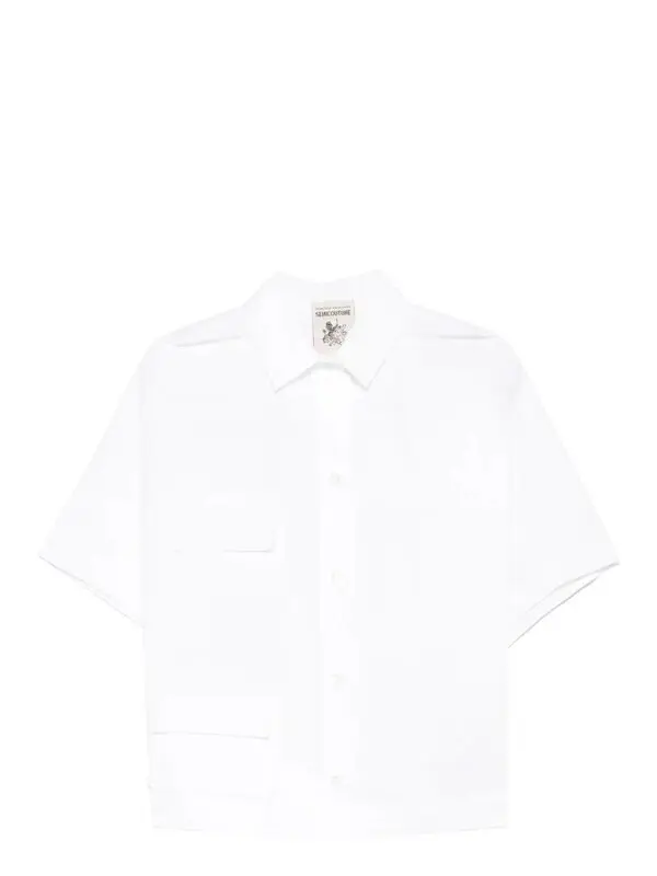 SEMICOUTURE Poplin Shirt - White