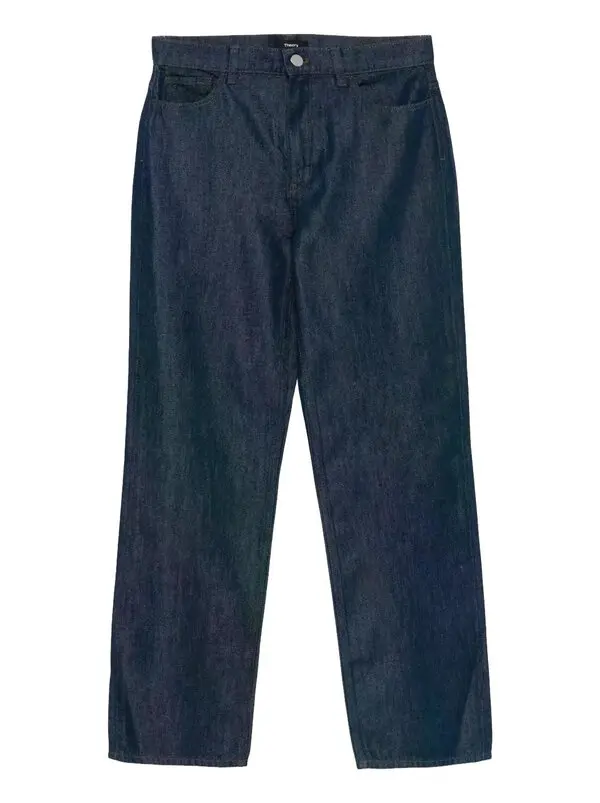 Theory High-waist Straight-leg Jeans - Blue