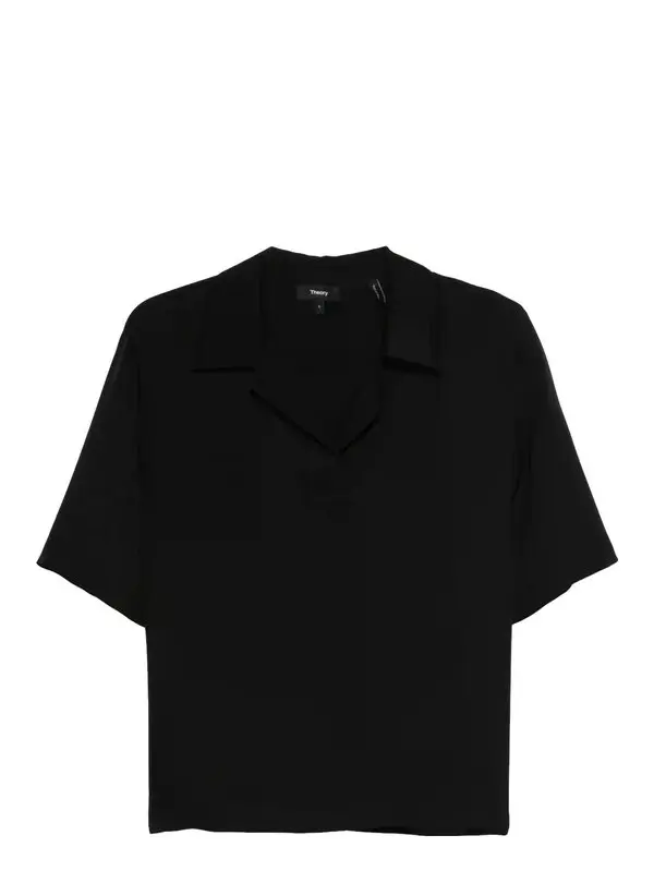 Theory Silk Blouse - Black