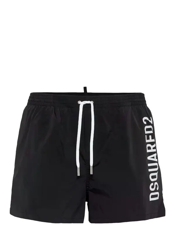 Dsquared2 Logo-print Swim Shorts - Black
