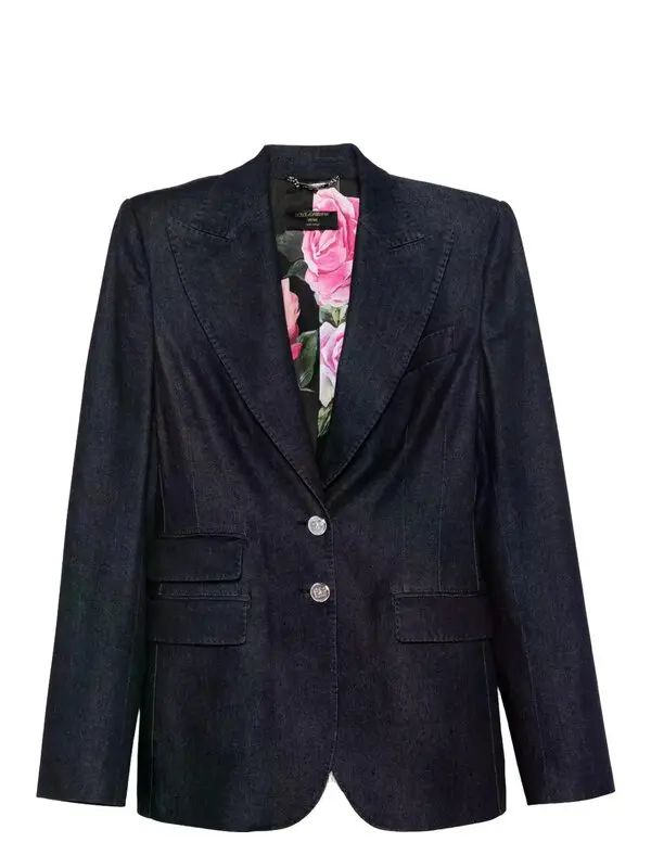 Dolce & Gabbana Denim Blazer - Blue