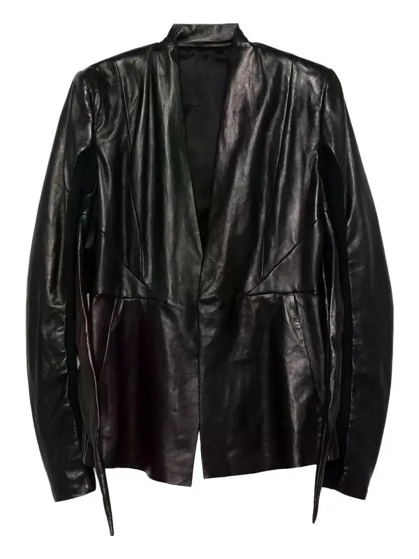 Rick Owens Strutter Leather Jacket - Black