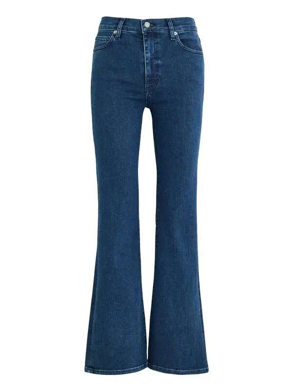 FRAME The Icon Flared-leg Jeans - Blue