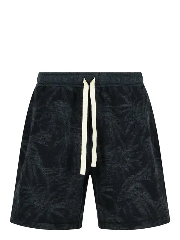 Palm Angels Cotton Bermuda Shorts - Black