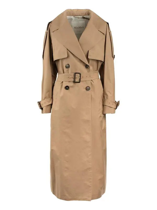 Max Mara Camel Over Trench Coat - Beige