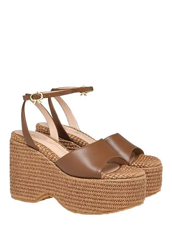 GIANVITO ROSSI Thalia Sandal - Brown Leather