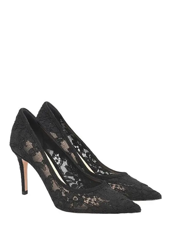 GIANVITO ROSSI Claudia 85 Pump - Black Fabric