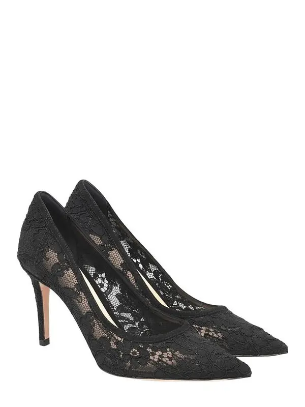 GIANVITO ROSSI Claudia 85 Pump - Black Fabric