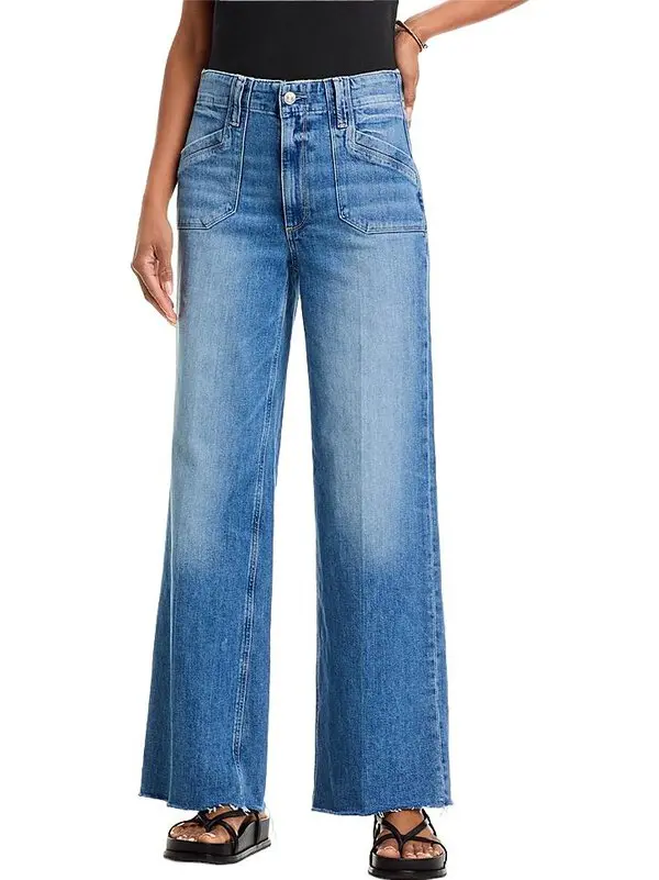 Paige Anessa " High-rise Wide-leg Jeans - Viva