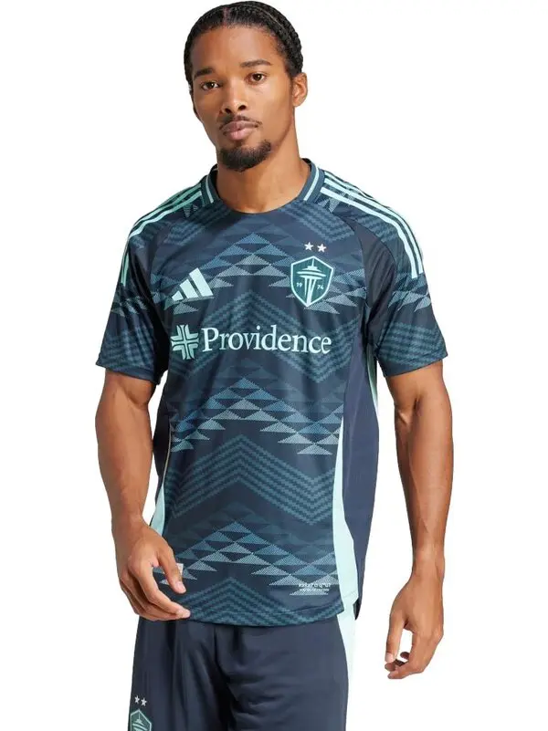 Adidas Seattle Sounders Fc 25/26 Away Authentic Jersey - Aurora Ink
