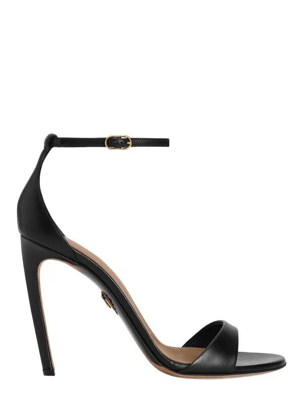 Dolce & Gabbana Goatskin Devotion Sandals - Black