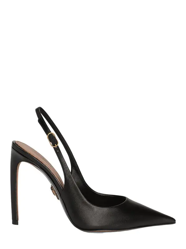 Dolce & Gabbana Goatskin Slingbacks - Black