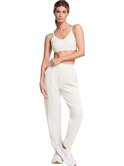 Victoria's Secret Vsx Featherweight Knit Jogger Pant - Beige