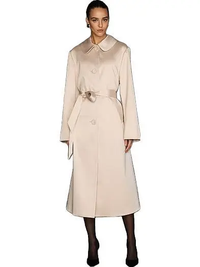 Victoria's Secret Atelier X Altuzarra X Satin Evening Coat - Beige