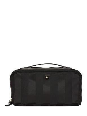 Victoria's Secret Expandable Travel Makeup Bag - Black