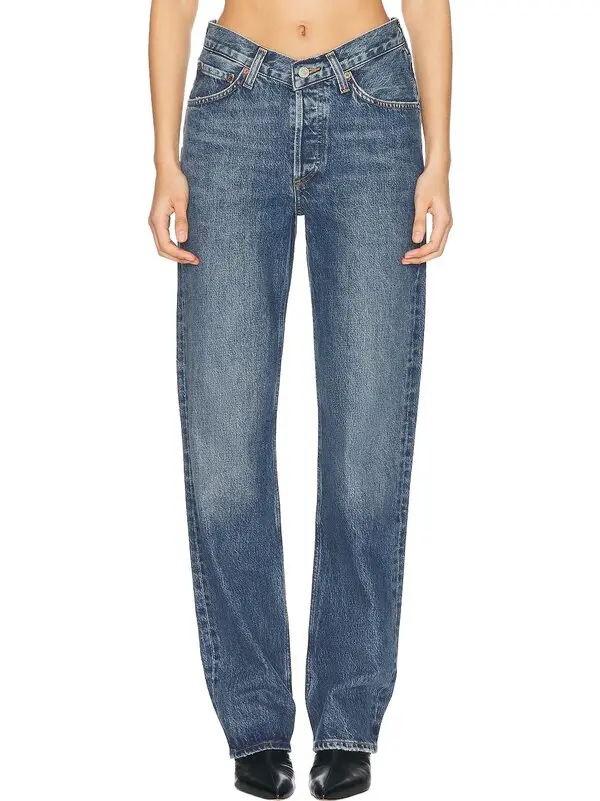 AGOLDE V-waist Kelly Jeans - Essence