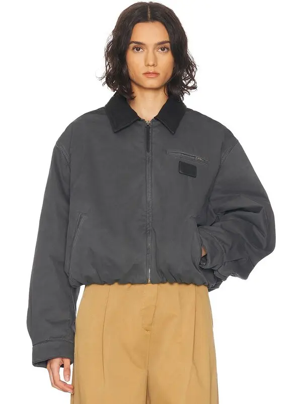 Acne Studios Okra Bomber Jacket - Anthracite Grey