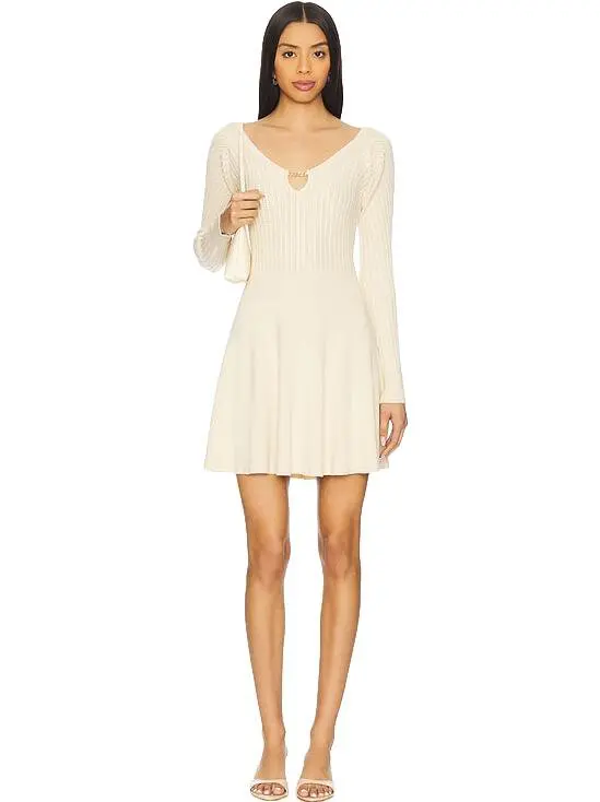 Astr The Label Cybele Sweater Dress - Neutral