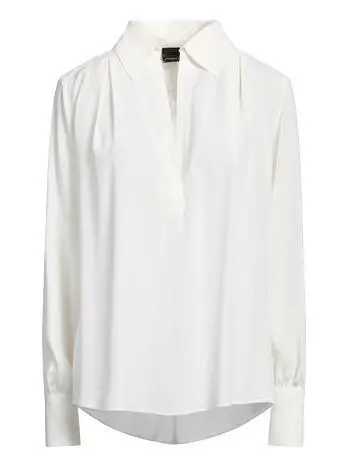 Pinko Top In Acetate, Silk, And Polyester - White