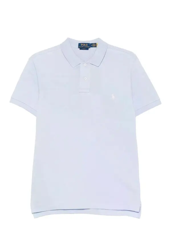 Polo Ralph Lauren Polo-pony-motif Polo Shirt - Blue