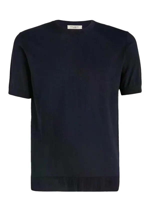PAOLO PECORA Cotton T-shirt - Black