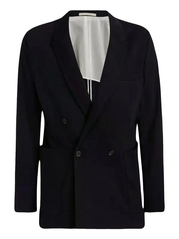 PAOLO PECORA Double-breasted Blazer - Black