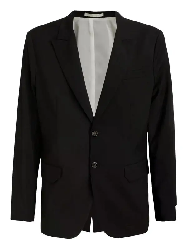 PAOLO PECORA Single-breasted Blazer - Black