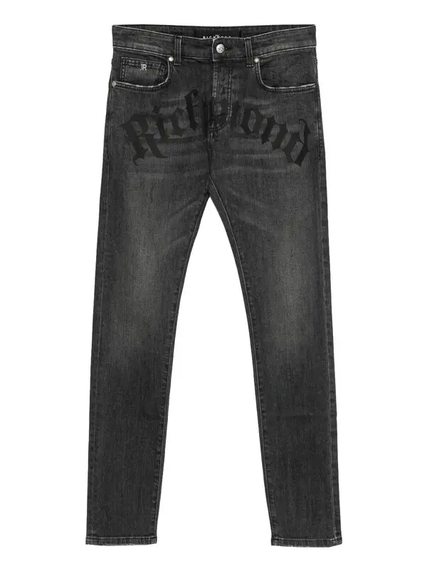 John Richmond Logo-print Jeans - Black