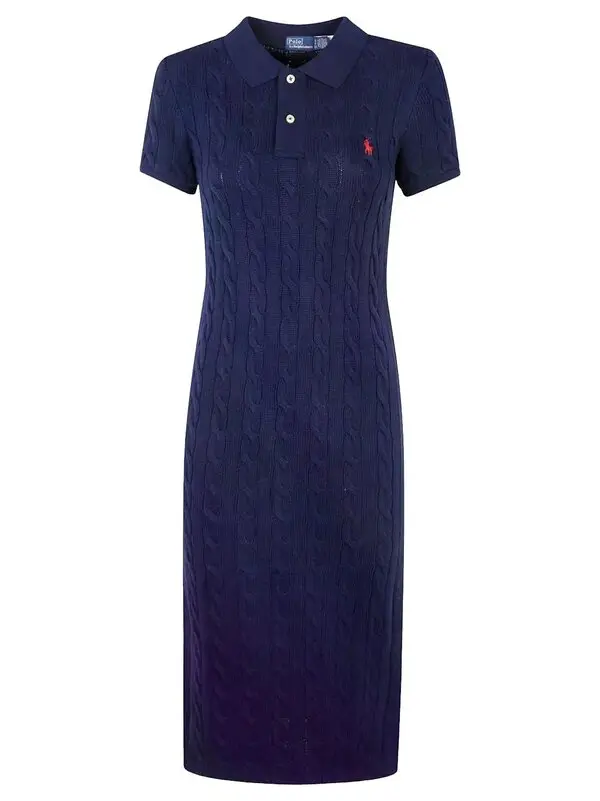 Polo Ralph Lauren Pony Midi Dress - Blue