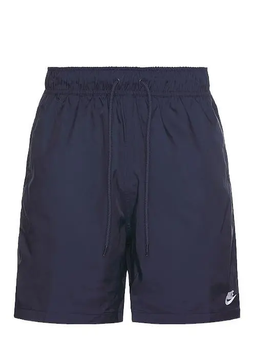 Nike Club Flow Short - Obsidian & White