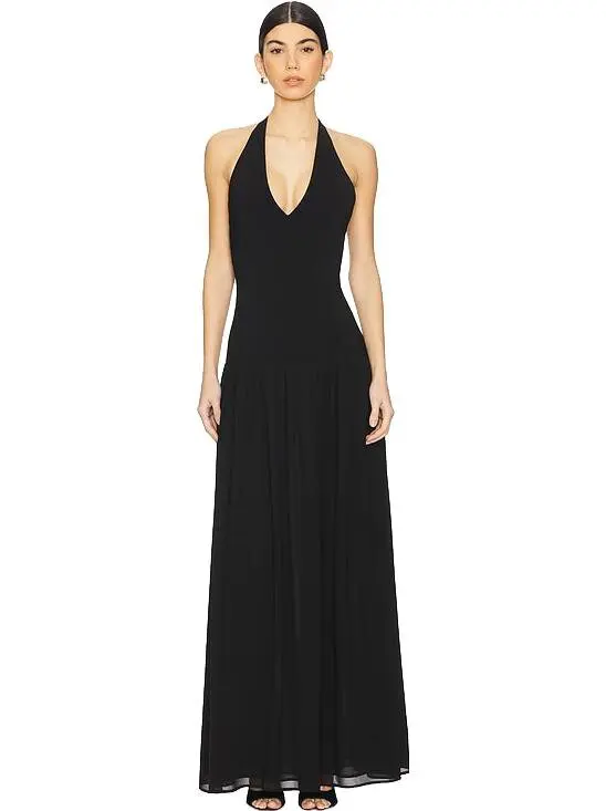 LOVERS AND FRIENDS Alyssa Gown - Black