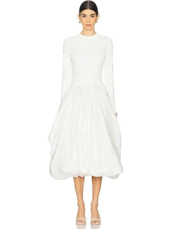 Simkhai Kenlie Midi Dress - Ivory