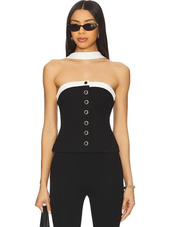 LOVERS AND FRIENDS Audrey Top - Black