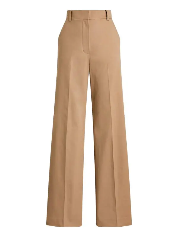 Scanlan Theodore Sateen Tailored Trouser - Camel