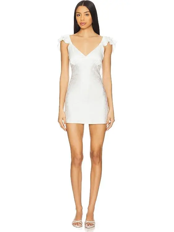 MORE TO COME Beckett Mini Dress - White