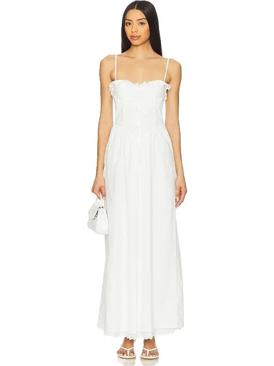 MORE TO COME Marleen Maxi Dress - White