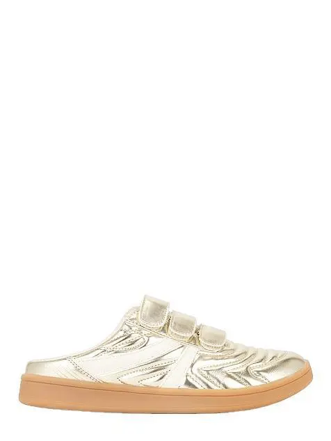 Steve Madden Magik Metallic Slip-on Sneakers - Gold