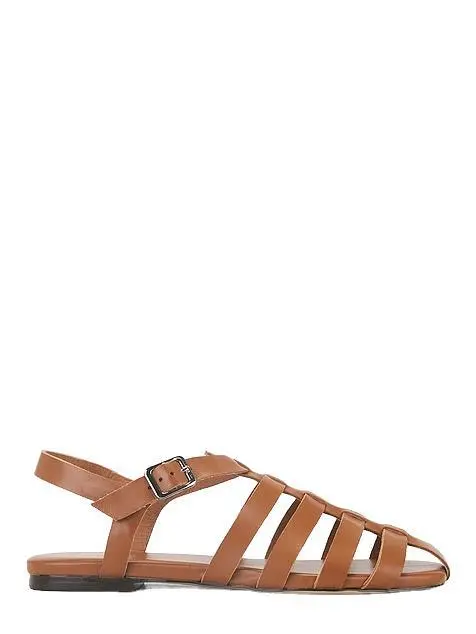 Raye Galia Fisherman Sandal - Cognac
