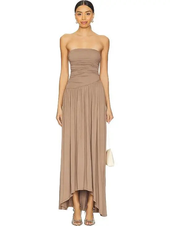 House Of Harlow 1960 X Mavis Maxi Dress - Mushroom