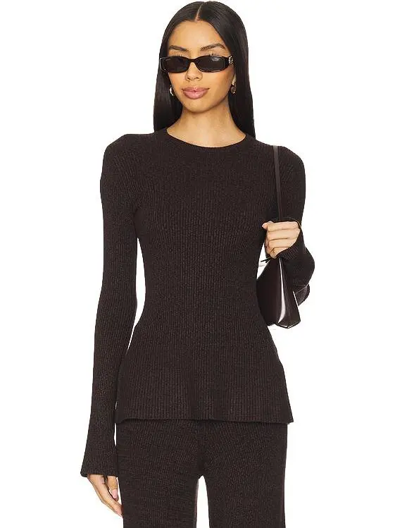 House Of Harlow 1960 X Pyper Sweater - Brown Marl