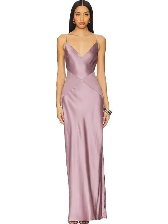 House Of Harlow 1960 X Cassia Maxi Dress - Mauve