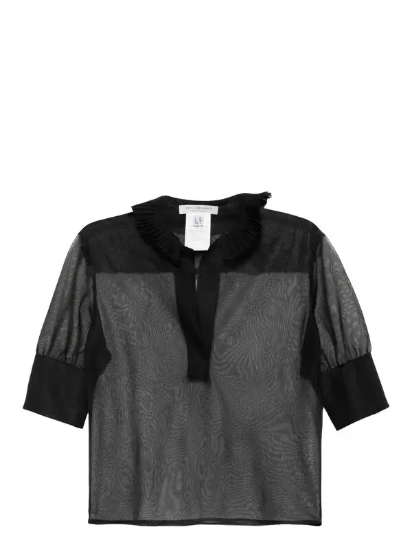 Philosophy Di Lorenzo Serafini Sheer Top - Black
