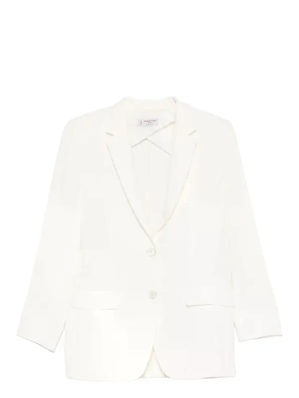 Alberto Biani Single-breasted Blazer - White