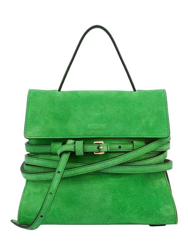 Moschino Belted Tote Bag - Green