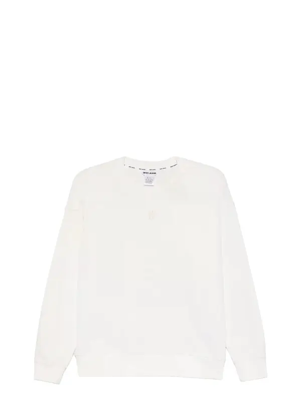 Dkny Logo-embroidered Sweatshirt - White
