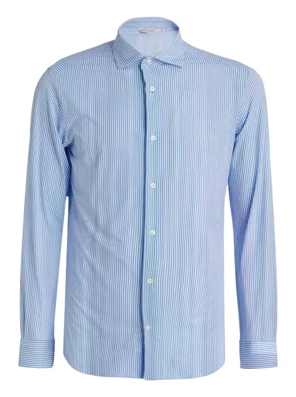 Brian Dales Striped Shirt - Blue