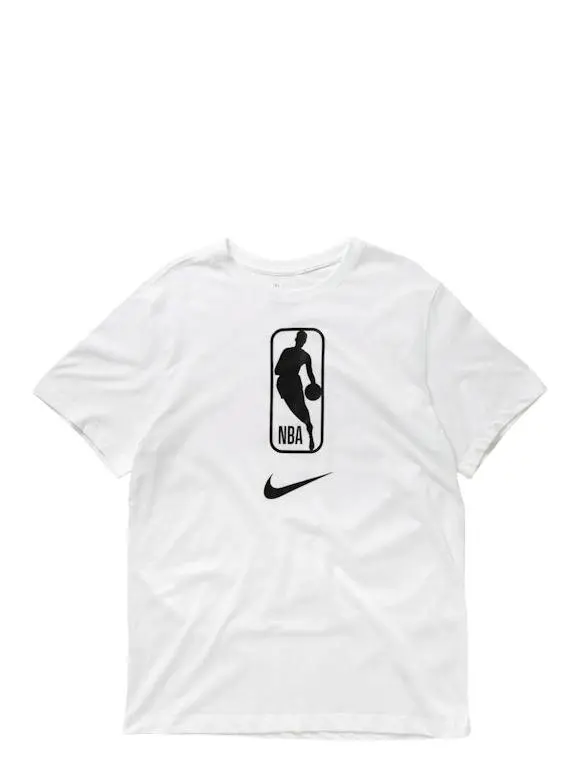 Nike Nba Logo Tee Drifit T-shirt - White/black