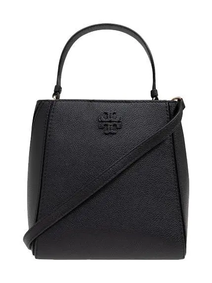 Tory Burch Mcgraw Small Bucket Bag - Black